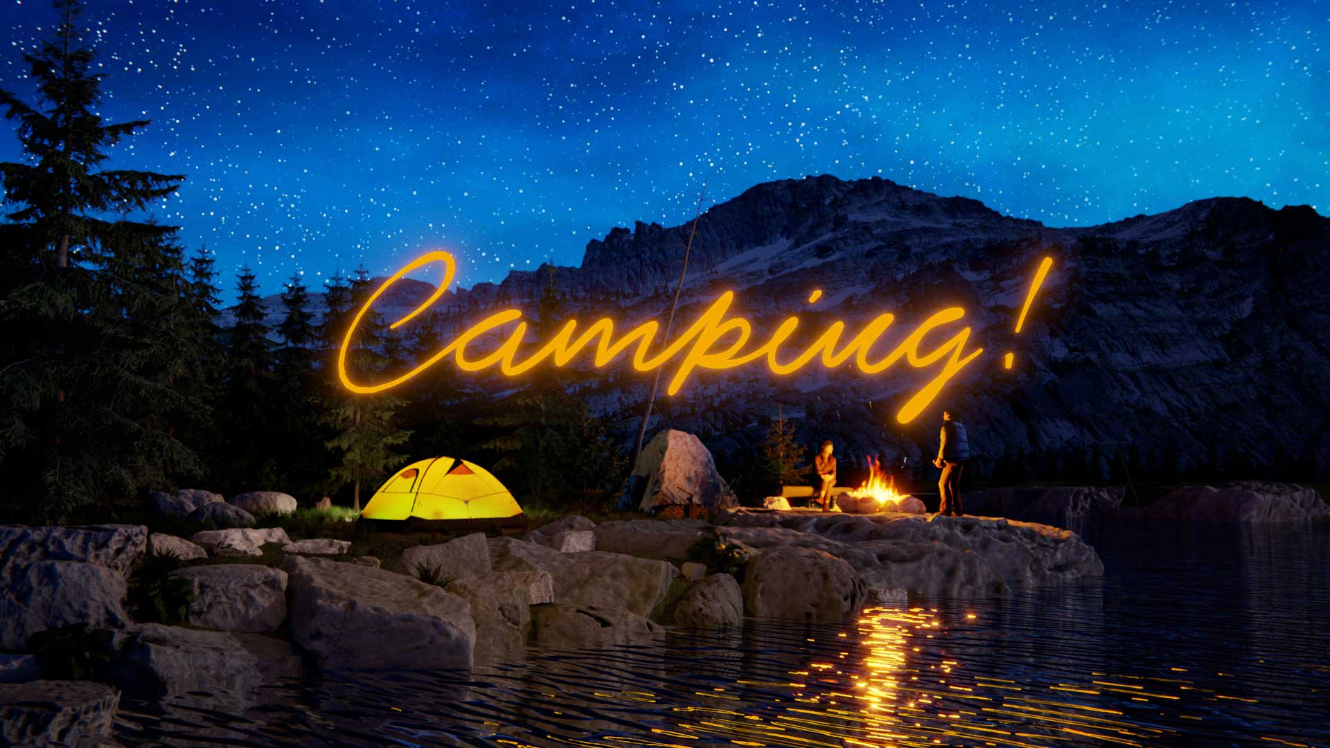 Camping! — Jake Douville – Graphic Design – Creative Arts